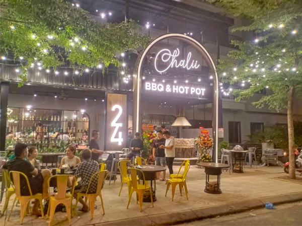 Dự án biển hiệu - trang trí chuỗi nhà hàng Chalii - Red Sun