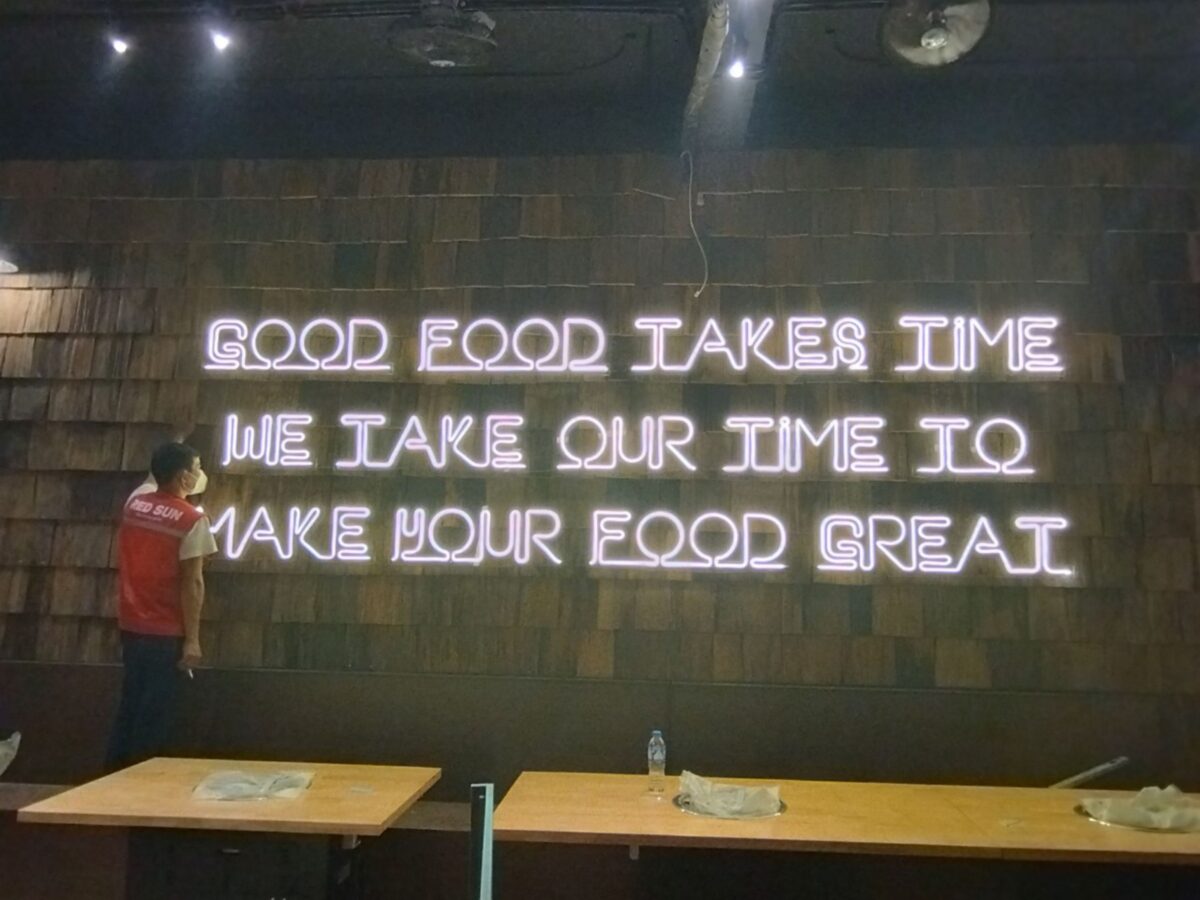 Dự án biển hiệu - trang trí chuỗi nhà hàng Chalii - Red Sun